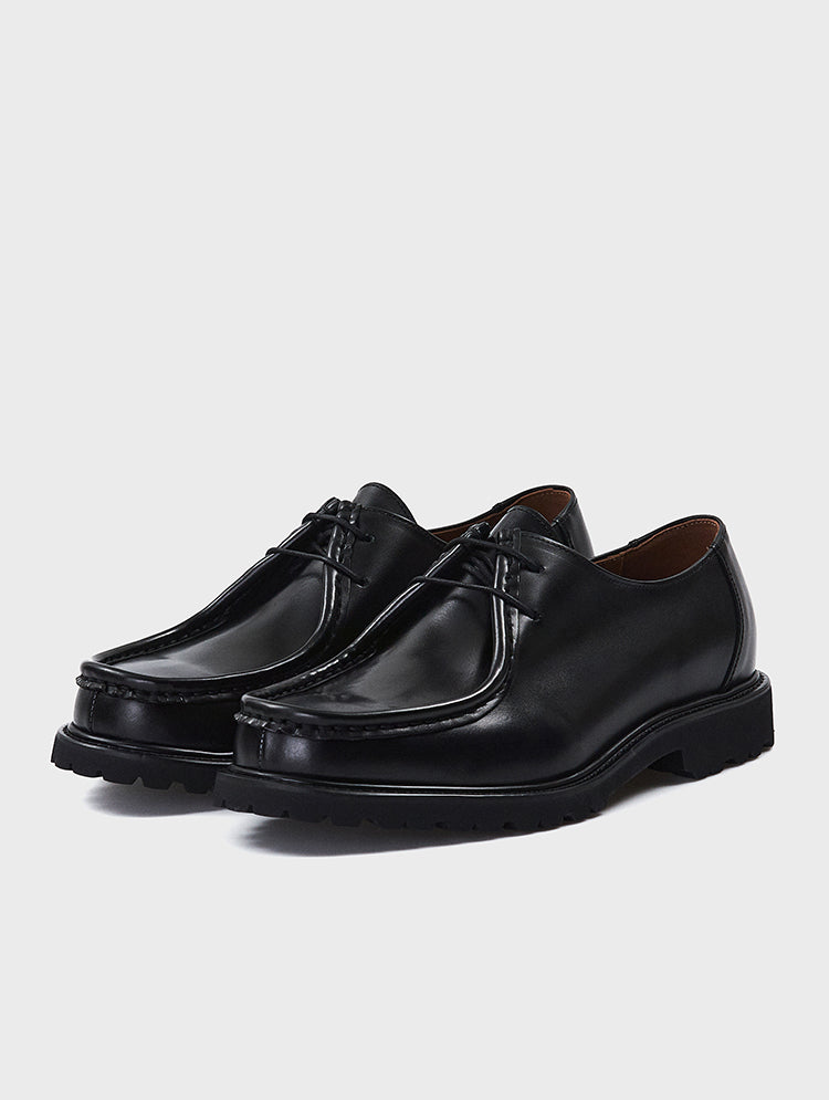Comfortable Black Tyrolean Derby Shoes | Belbin | JOSEPHT.CA