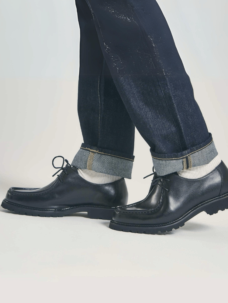 Comfortable Black Tyrolean Derby Shoes | Belbin | JOSEPHT.CA